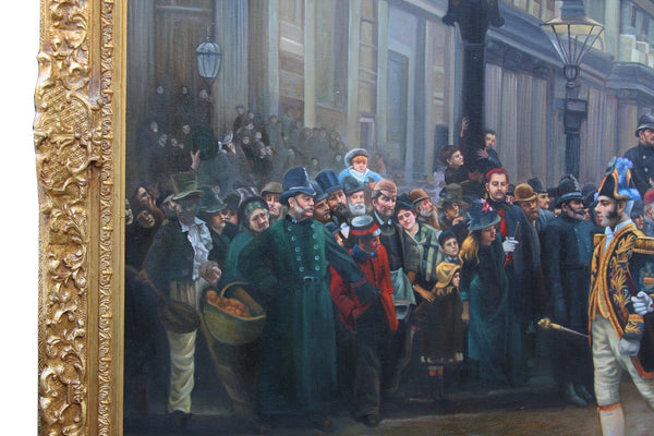 The Ninth Of November 1888, victorian style oil painting in style of W